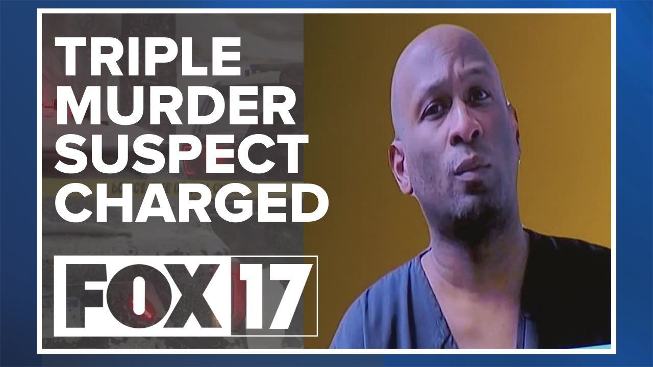 Grand Rapids triple murder suspect officially charged