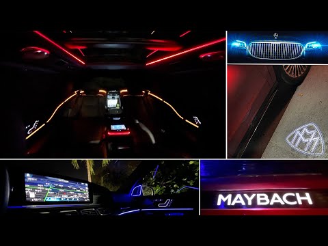 Espectáculo de luces del Mercedes-Maybach GLS 600 4MATIC 2021