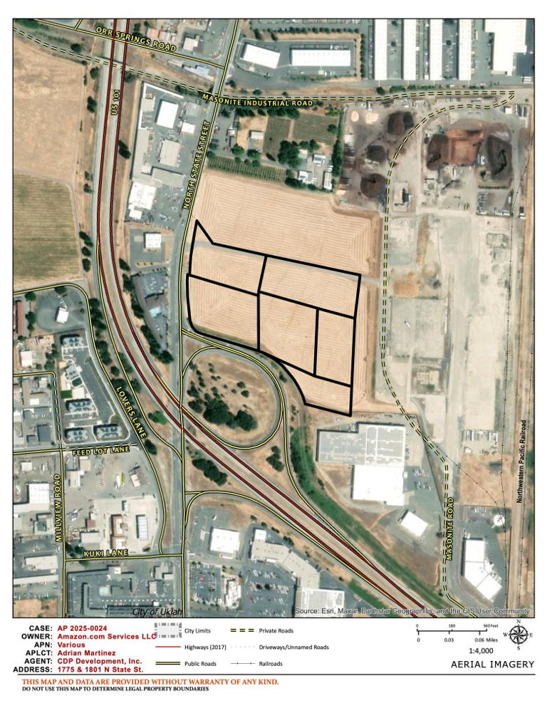 Amazon is building a new delivery center just outside Ukiah - what ...