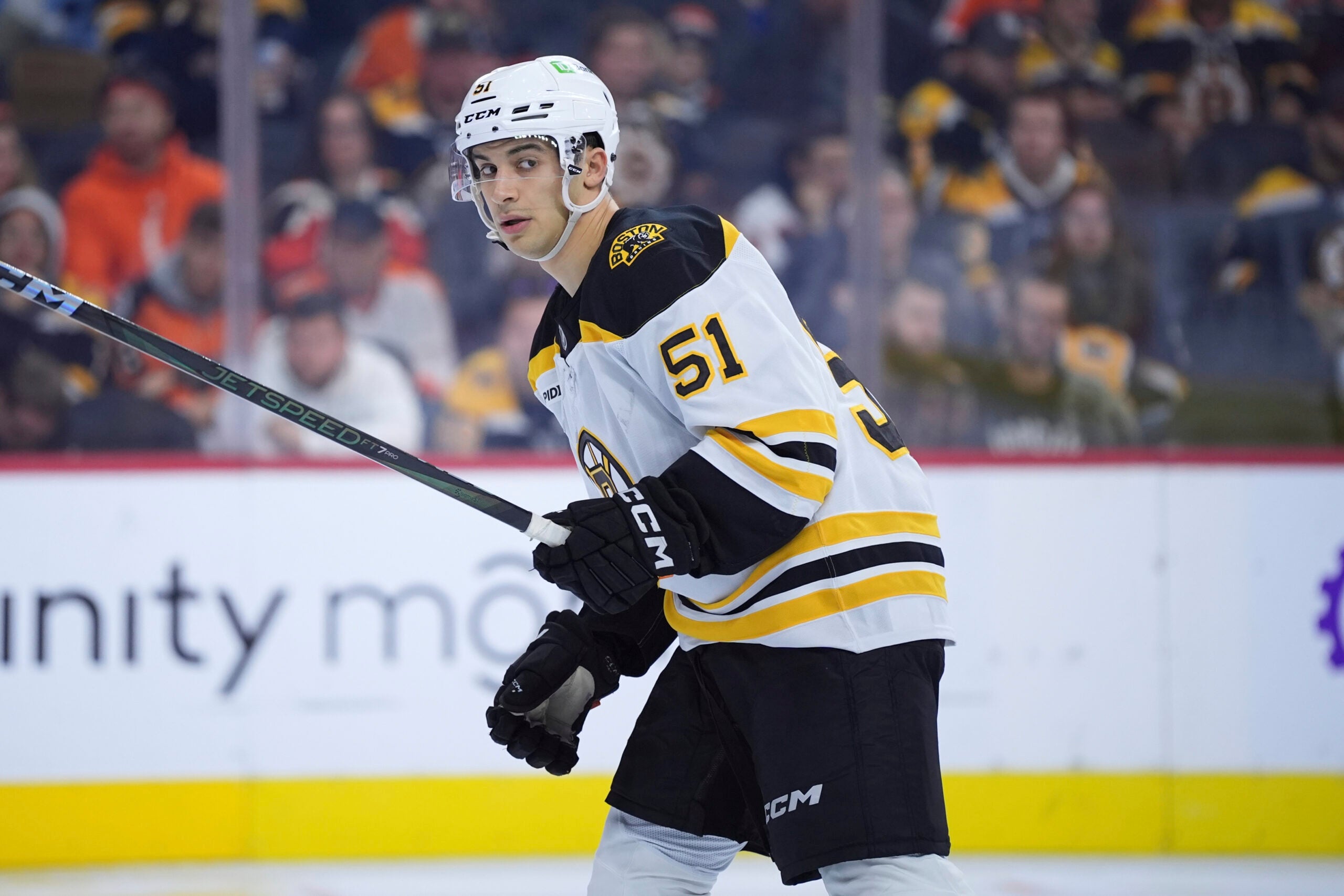 Bruins recall Matt Poitras ahead of Thursday’s game vs. Flyers
