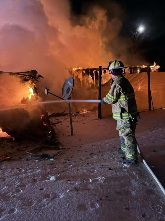 Early-morning fire destroys Bismarck family’s home