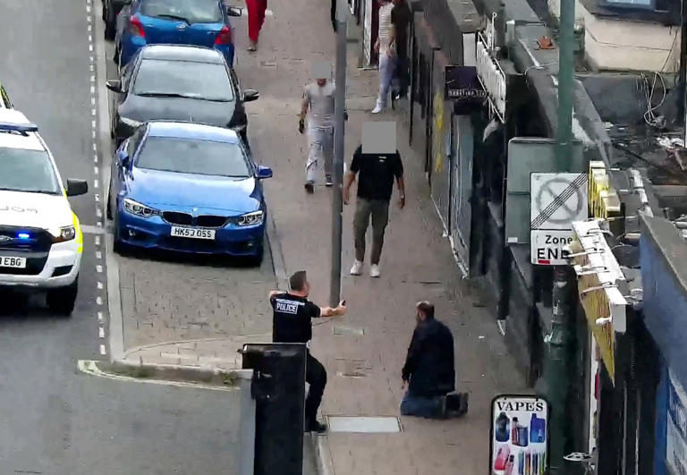 The moment Apprentice star helps stop knife attack