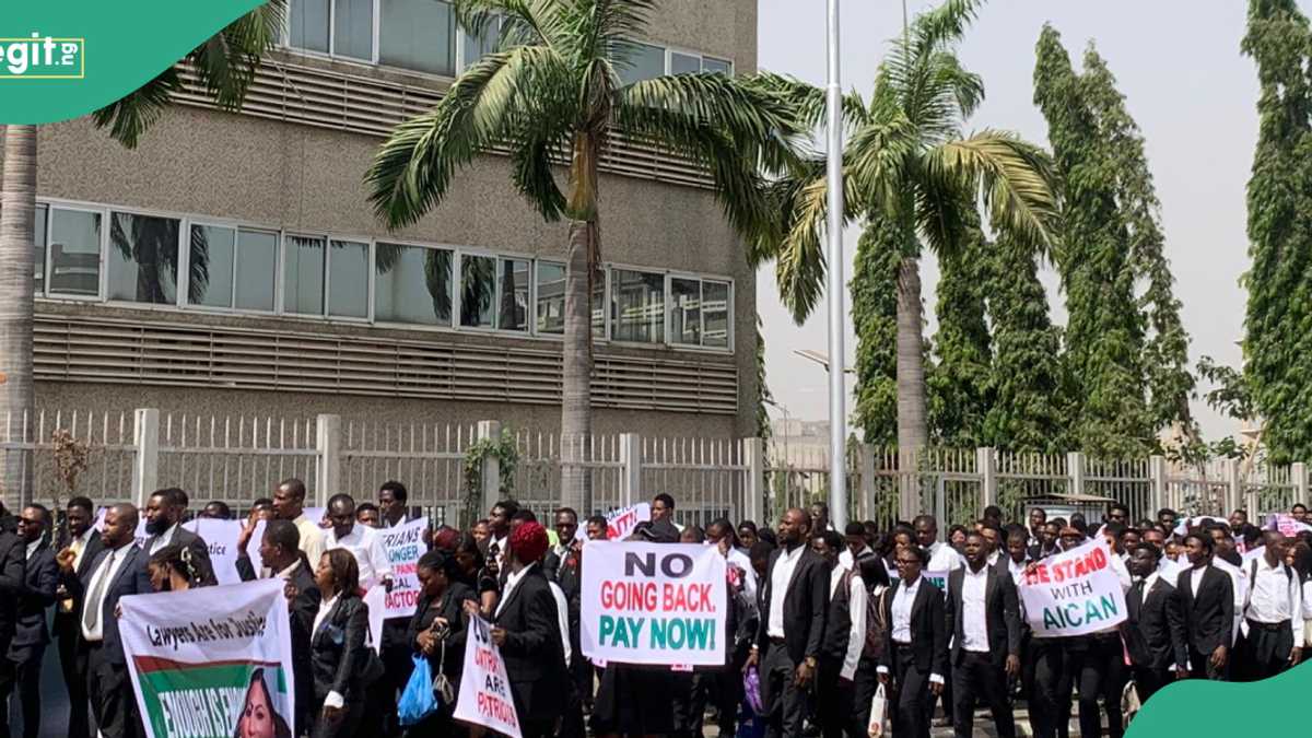 Lawyers storm finance ministry in Abuja, protest unpaid contractors' debts