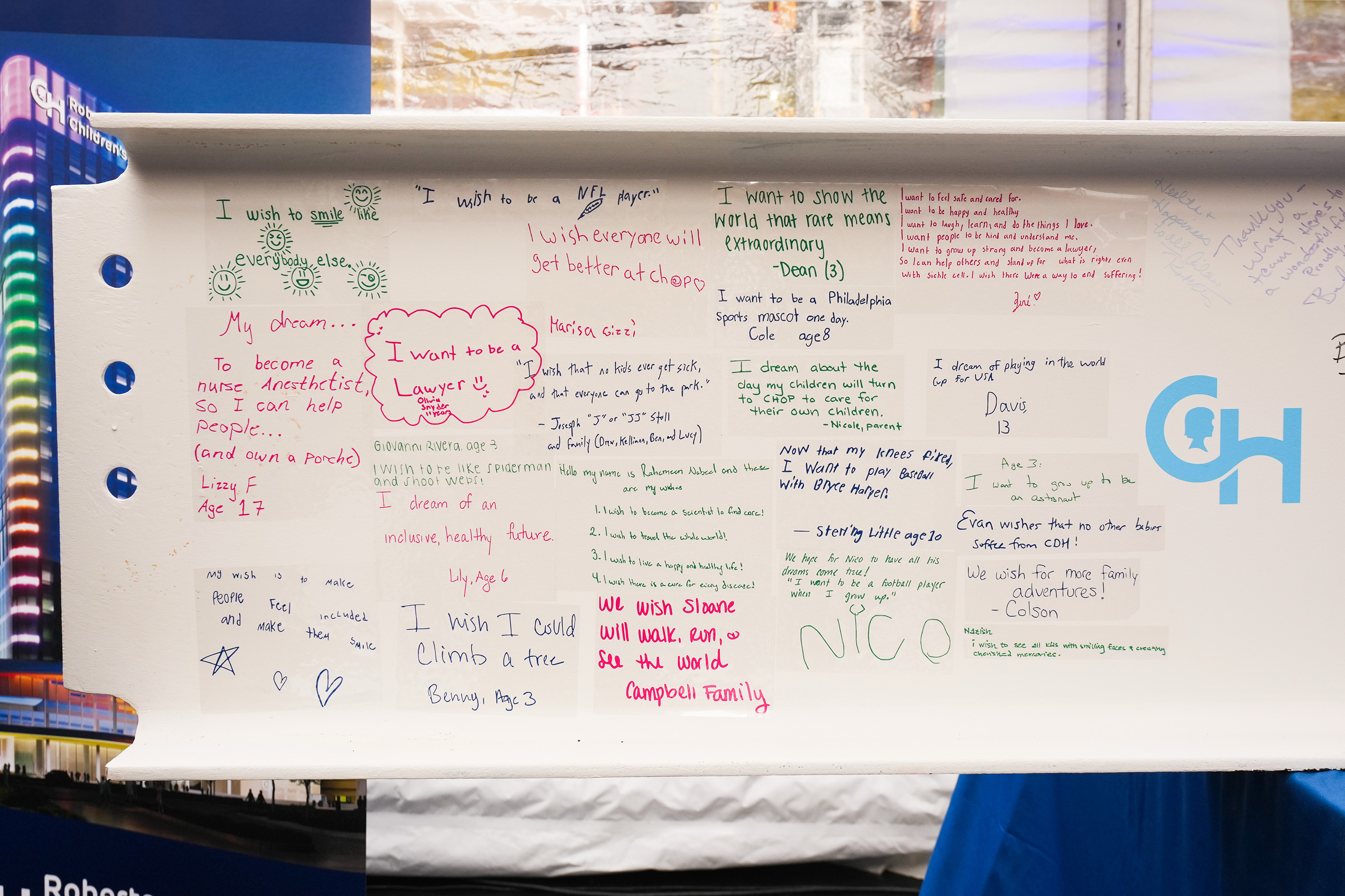 Baby KJ’s father returns to hospital as a construction worker, building ...