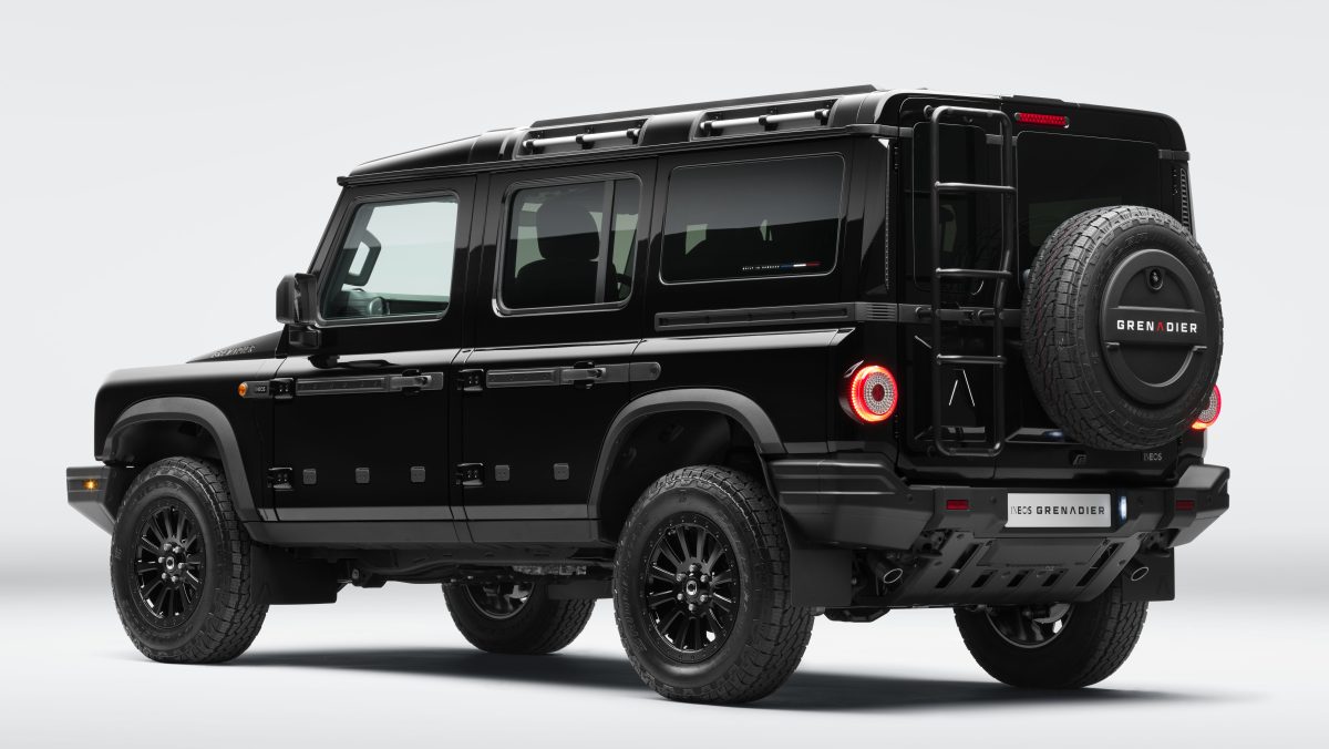 The Ineos Grenadier Black Edition in photos