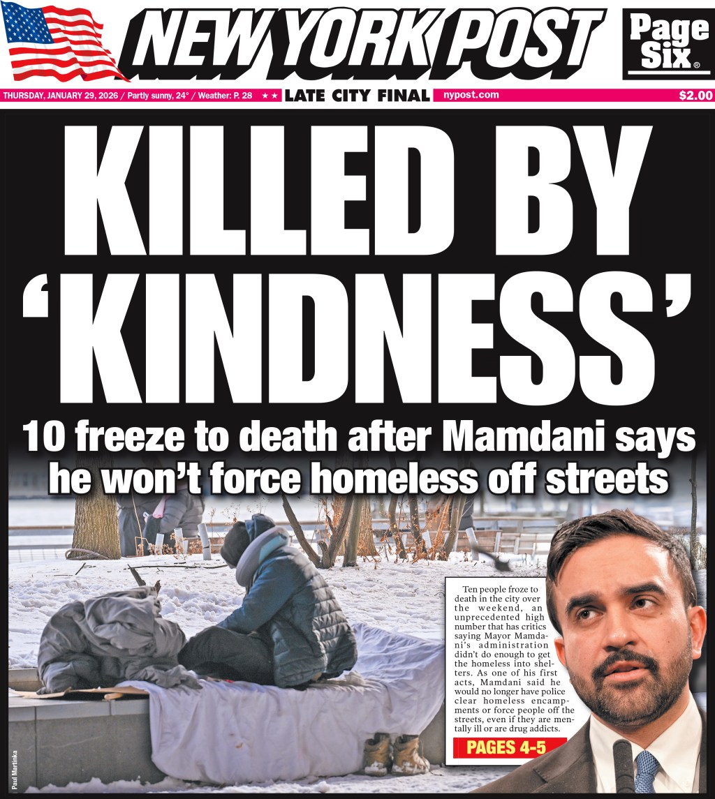 NYC homeless crisis lands on Mamdani’s doorstep after 10 found dead ...