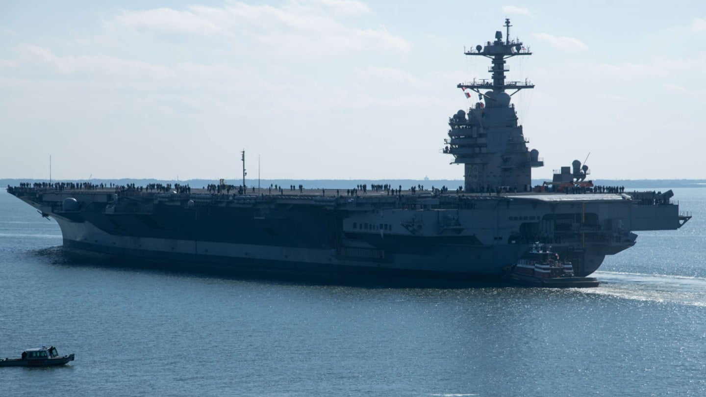 Latest US supercarrier USS John F Kennedy heads out for trials