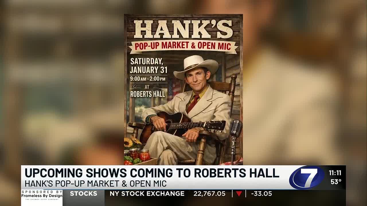 Upcoming shows coming to Roberts Hall