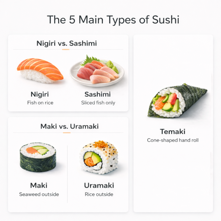 Types of sushi: names, styles, and how to order with confidence
