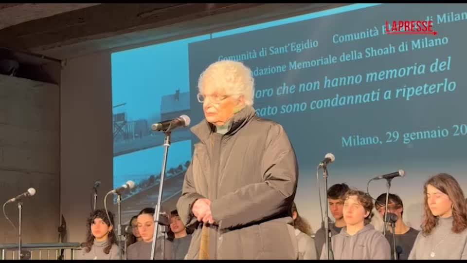 Shoah, Liliana Segre: "Nonostante odio sono donna di pace"