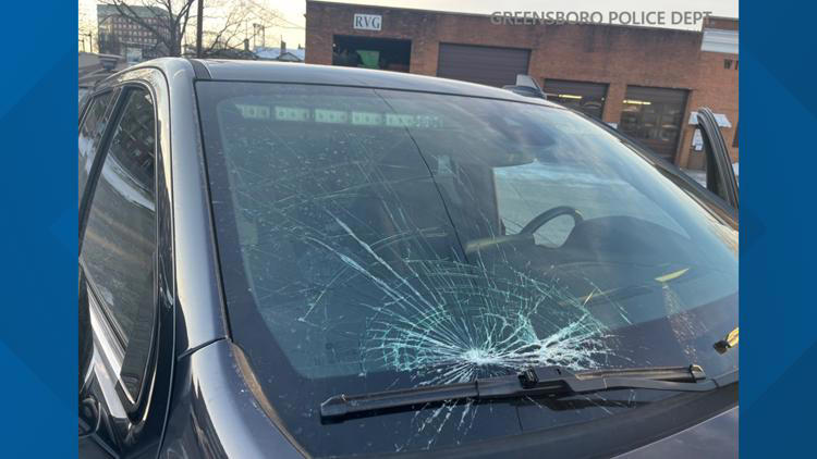Flying ice hits NC police cruiser. Not cleaning off your car could get ...