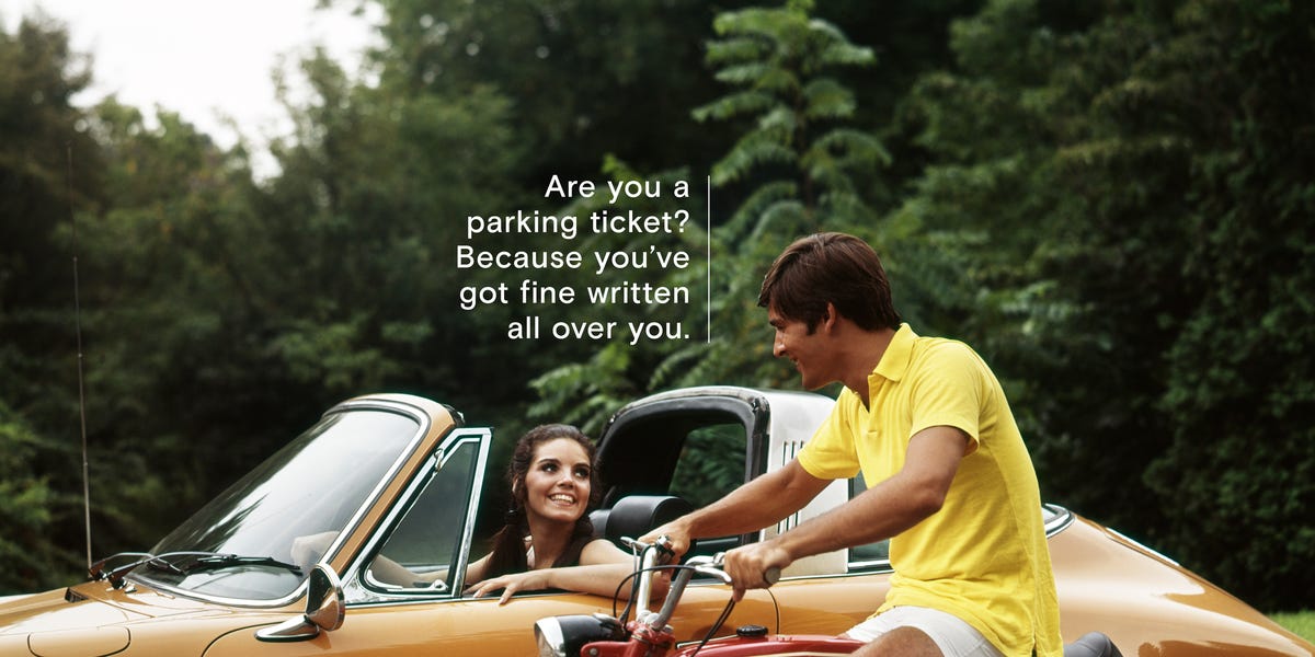 Cheesy pickup lines that are so bad, they’re actually so good