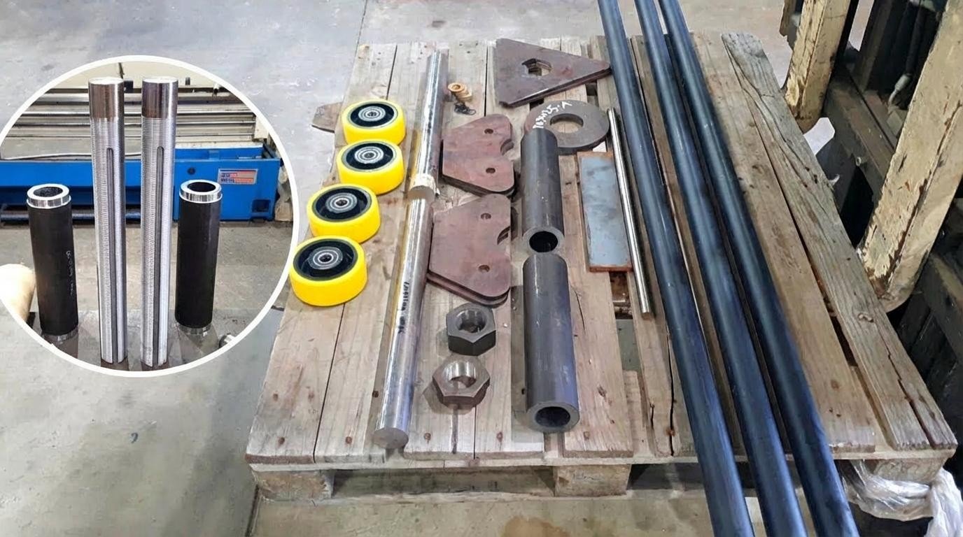 Building heavy-duty roller stands