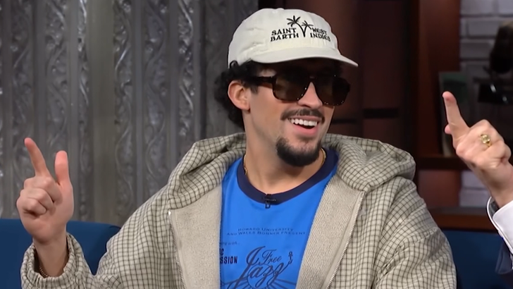 Bad Bunny teases his future in five words on Colbert