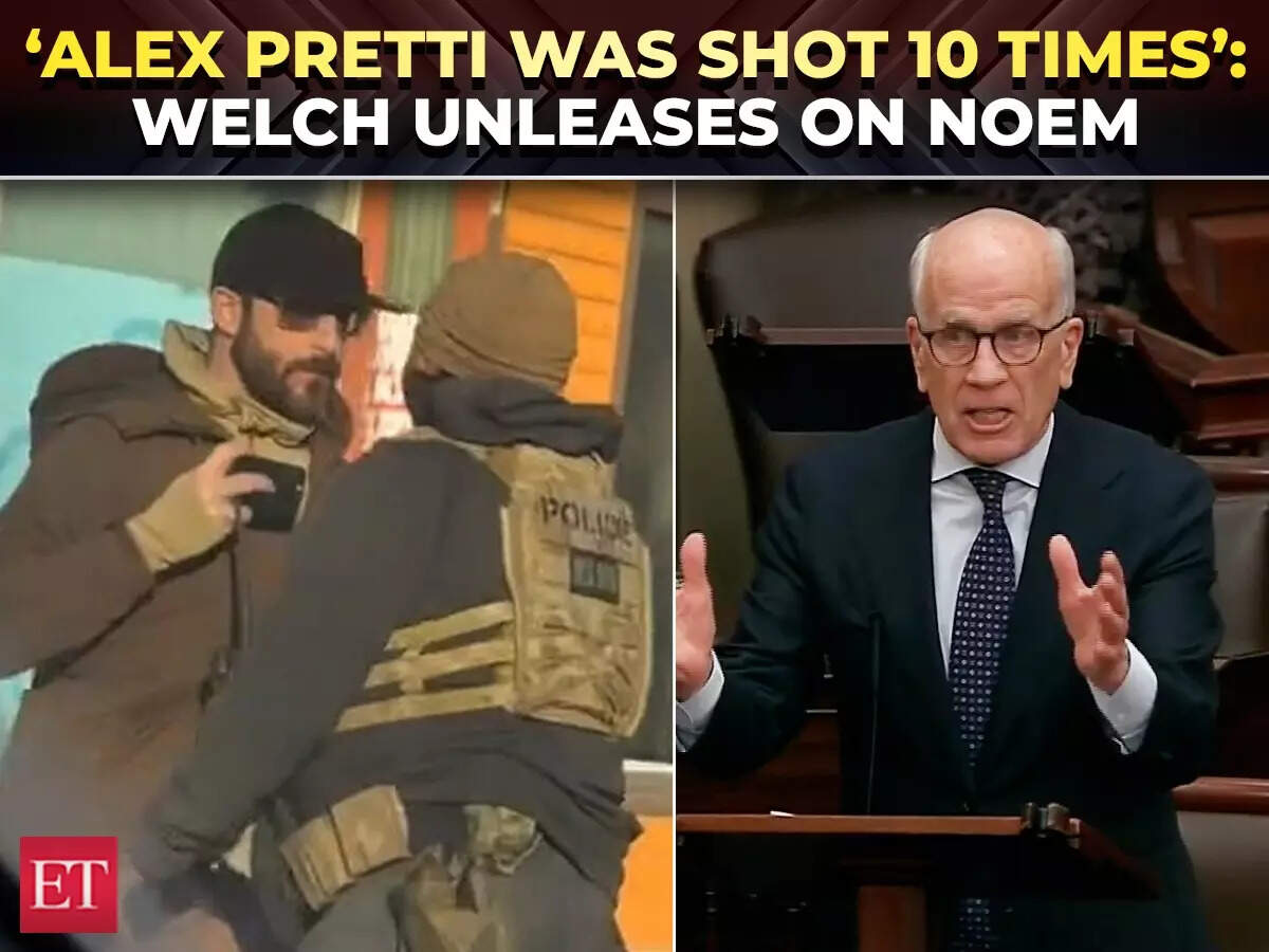 ‘Alex Pretti was shot 10 times’: Sen Welch berates Noem over ...