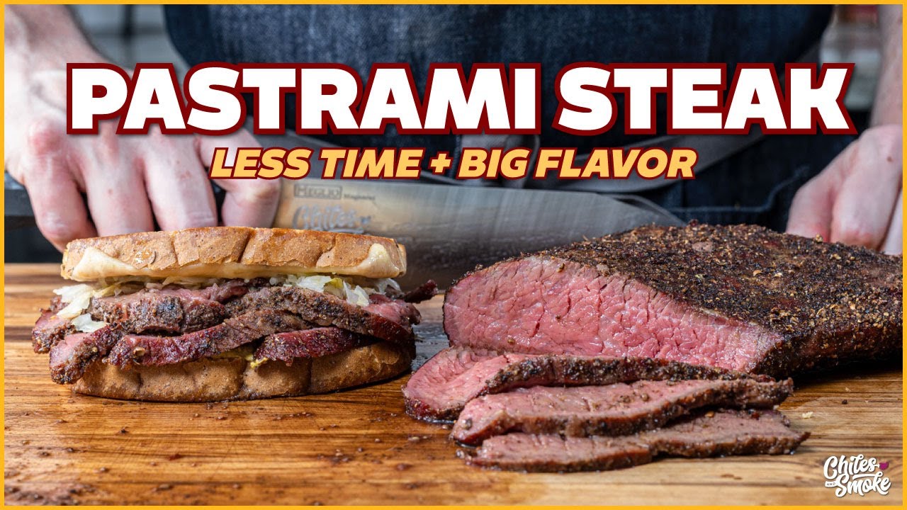 Smoked pastrami steak with big flavor and no curing needed