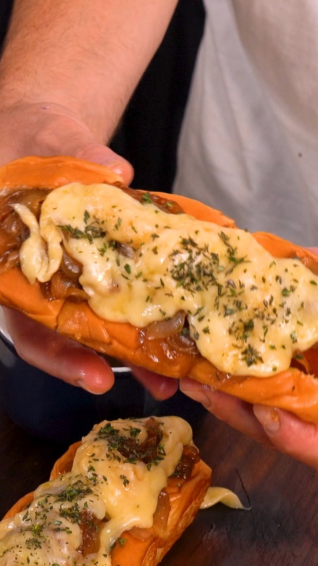 French onion soup hot dogs recipe