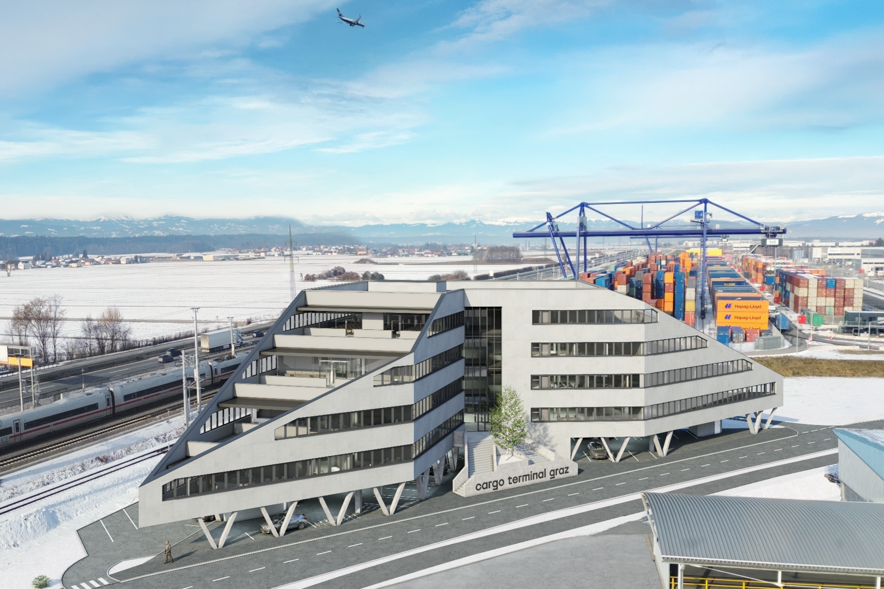 Spatenstich erfolgt: Cargo Terminal Graz: Zehn Millionen Euro fließen ...