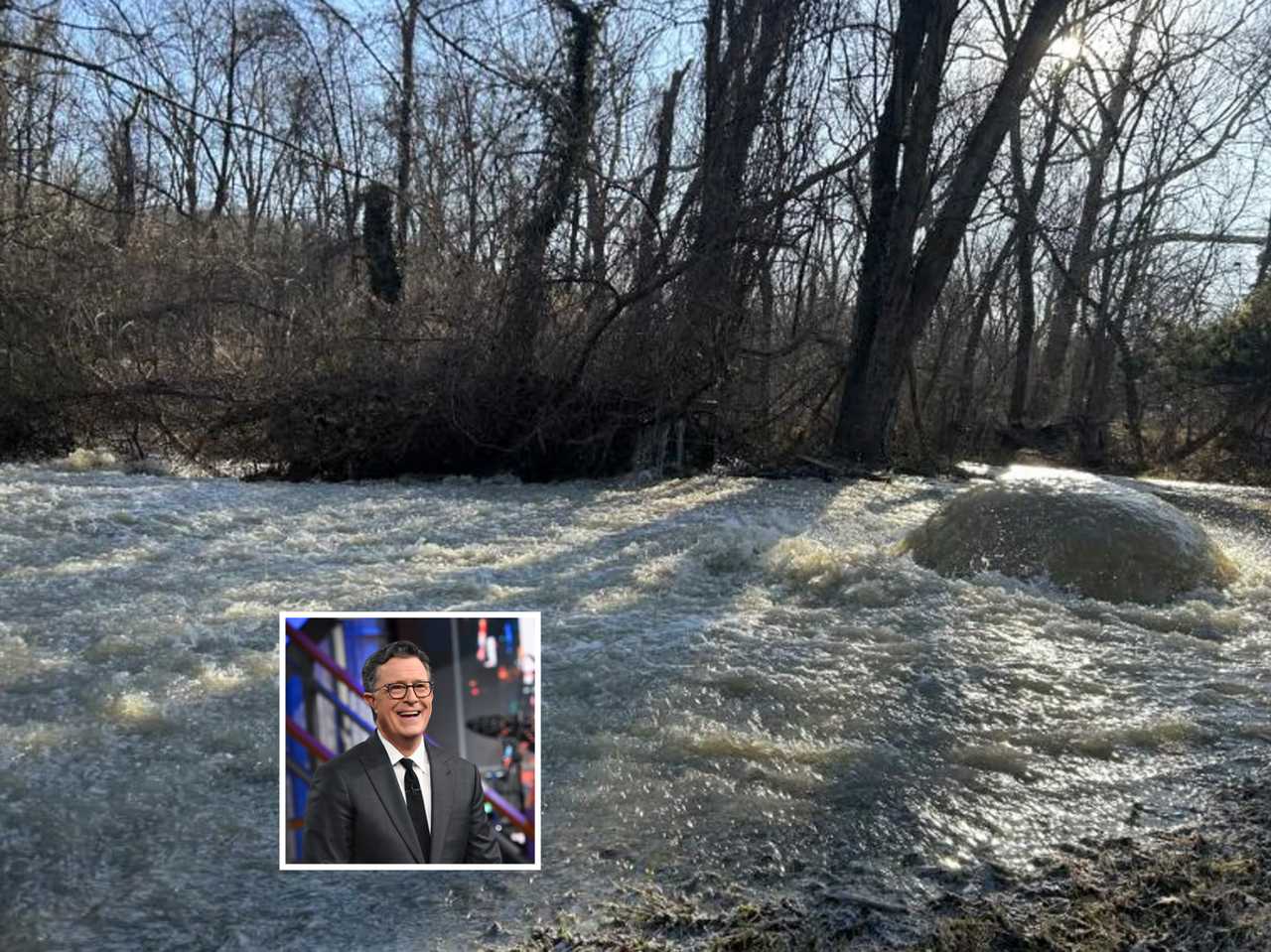 'Poop water' hits prime time as Colbert takes on Potomac sewage spill ...