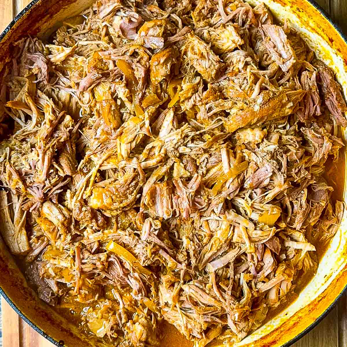 BBQ braised Dutch oven pulled pork