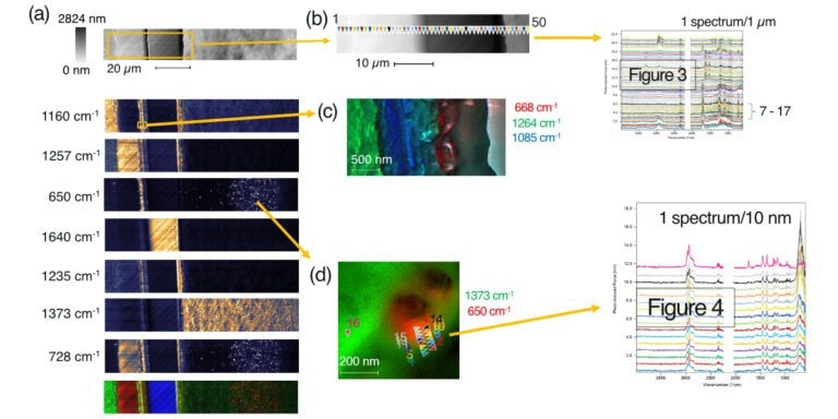 The chemical and structural study of multilayer packaging films