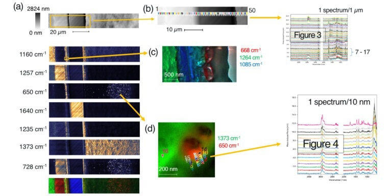 The chemical and structural study of multilayer packaging films