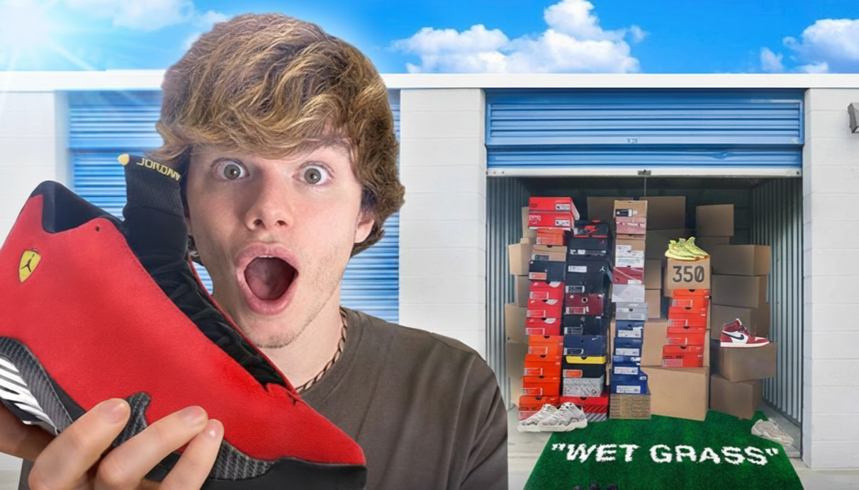 Abandoned storage unit was packed with sneakers (insane profit)
