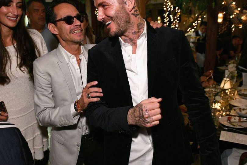 David Beckham issues Marc Anthony statement after Brooklyn's wedding ...
