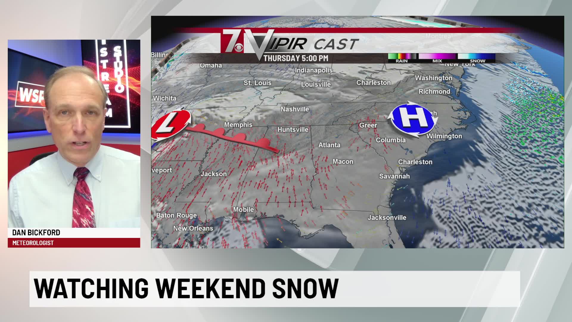 Thursday morning update on weekend winter storm