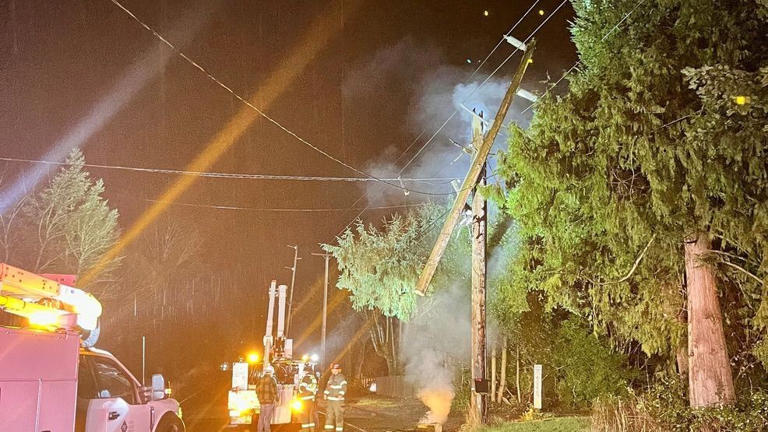 Both directions of SR 169 closed near Enumclaw after power pole fire ...
