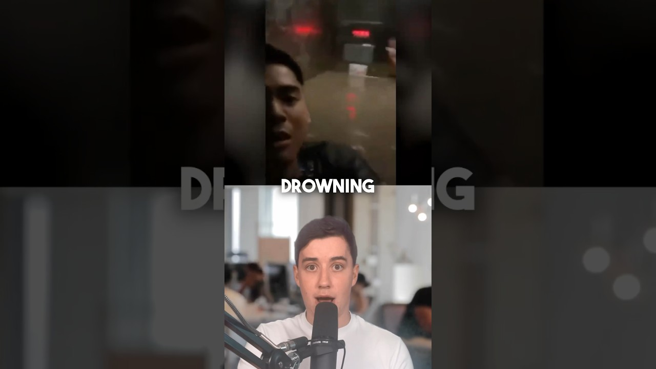 Friends survive a near-drowning incident inside an elevator