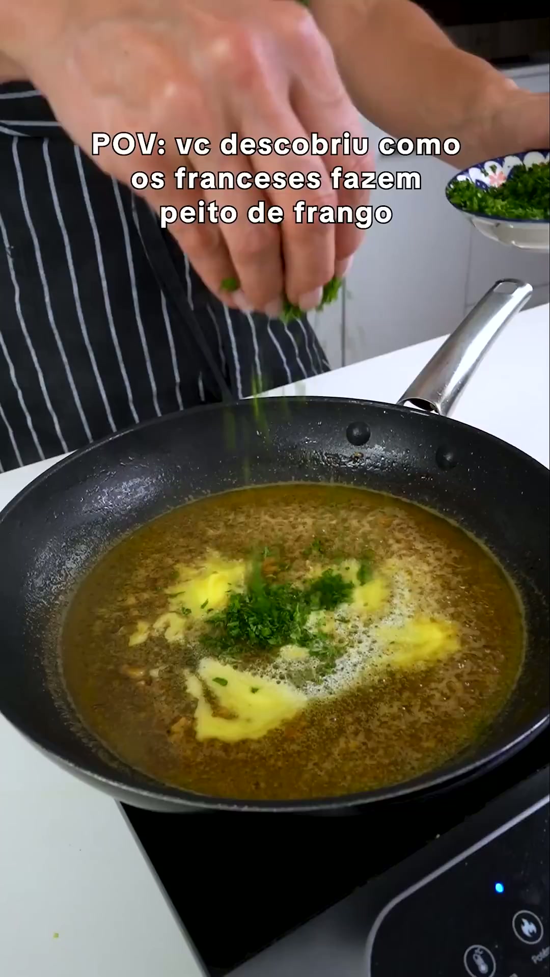 Revelei como os franceses fazem peito de frango 🤤