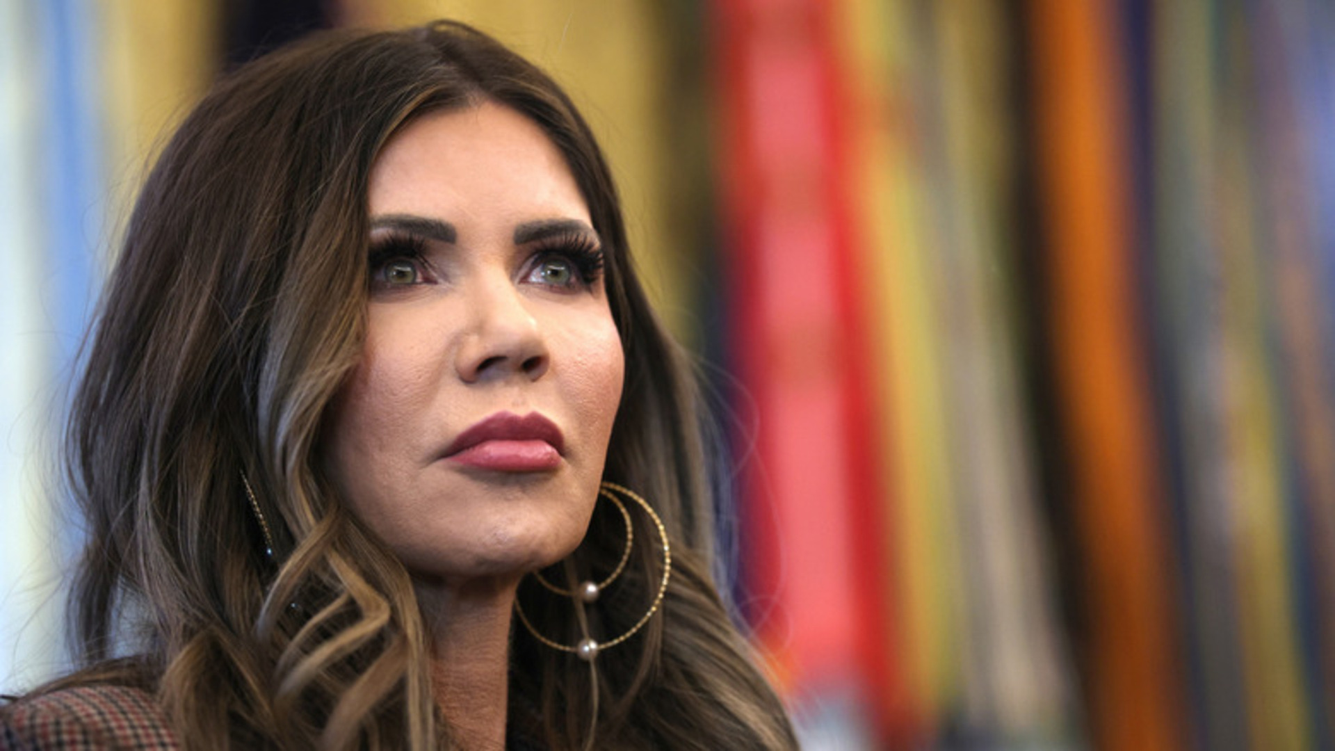 Kristi Noem's hair extensions seemingly cost a pretty penny