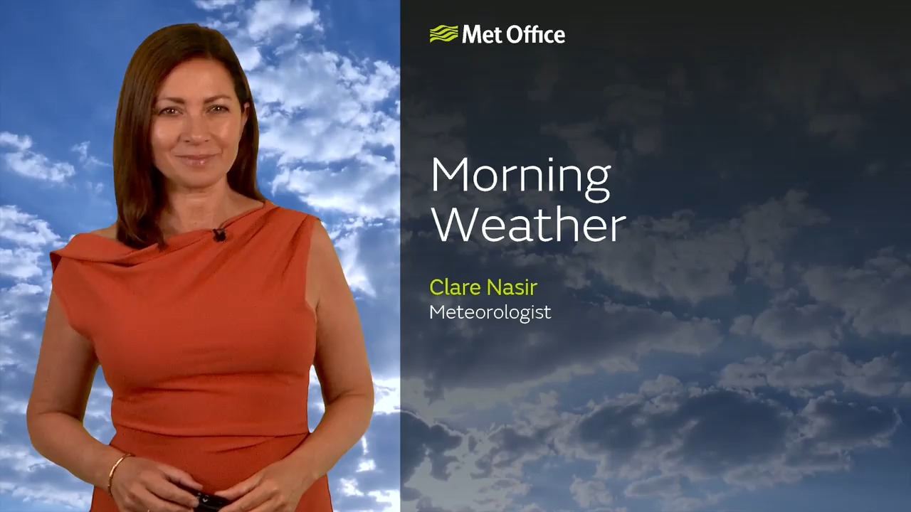 Met Office Wednesday morning weather forecast 24/09/2025