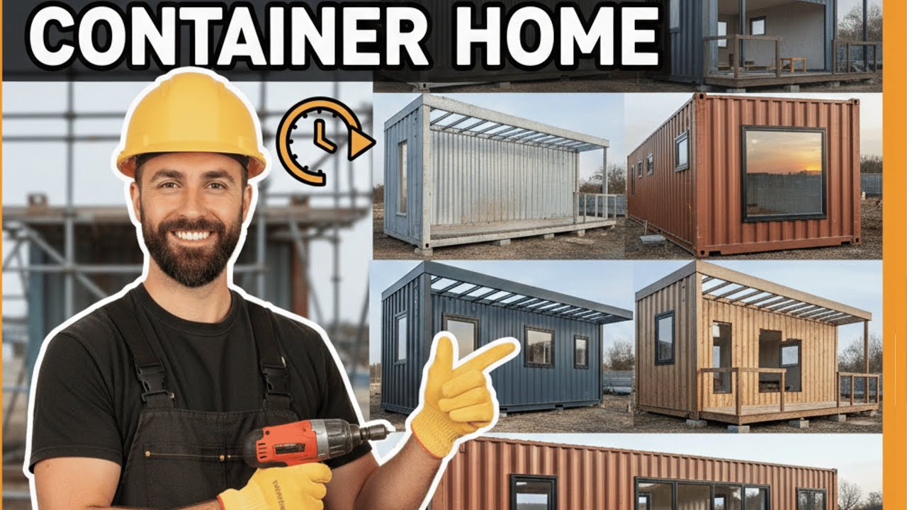De contenedor a mini casa de ensueño: transformación completa DIY