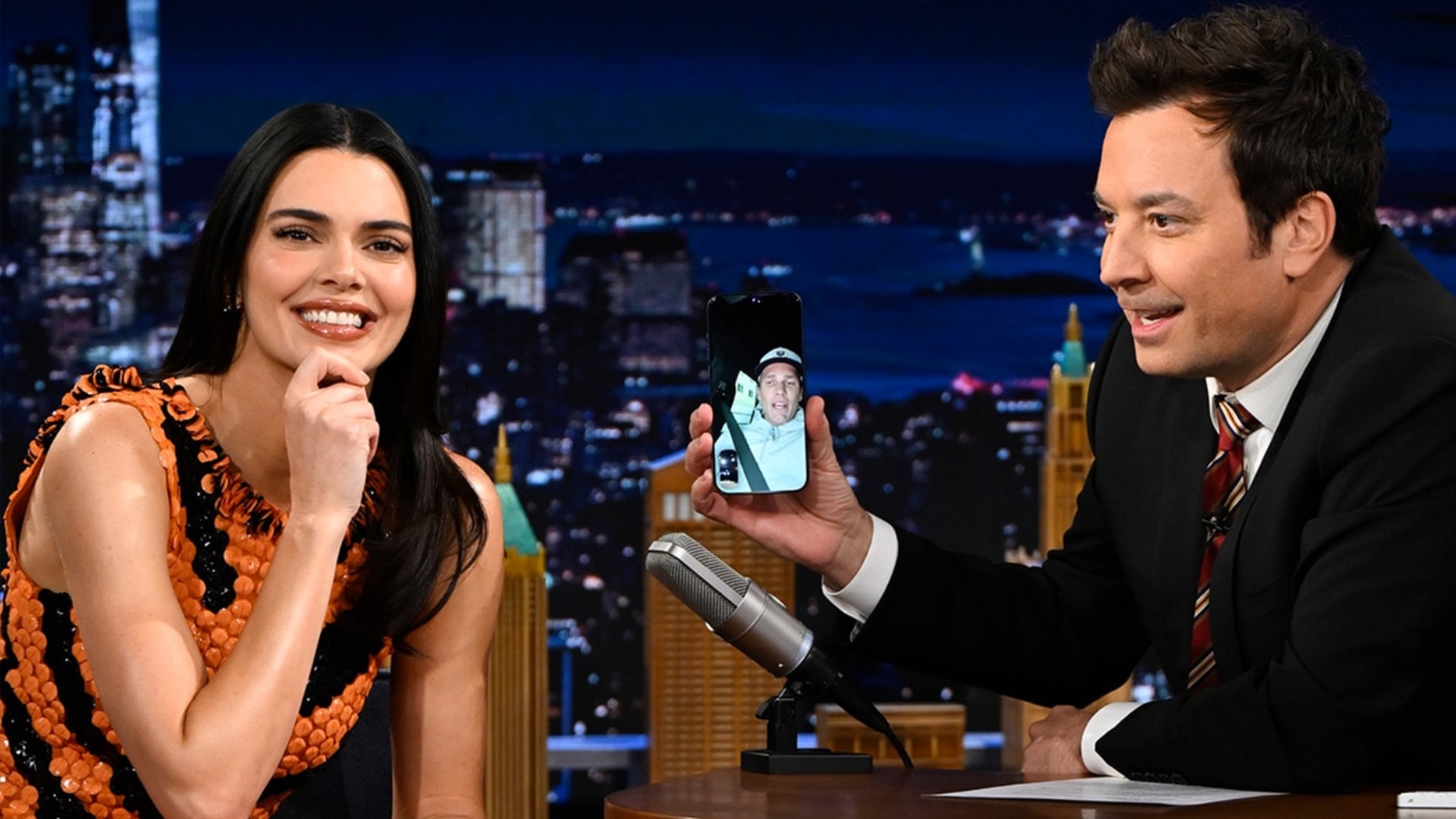 Kendall Jenner FaceTimes Tom Brady for Super Bowl 2026 prediction