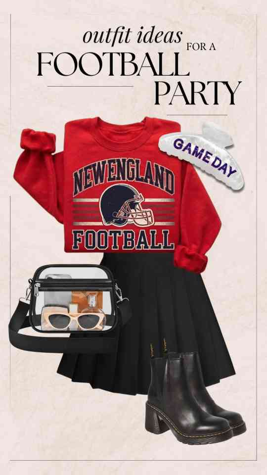 4 outfit ideas for New England Patriot fans