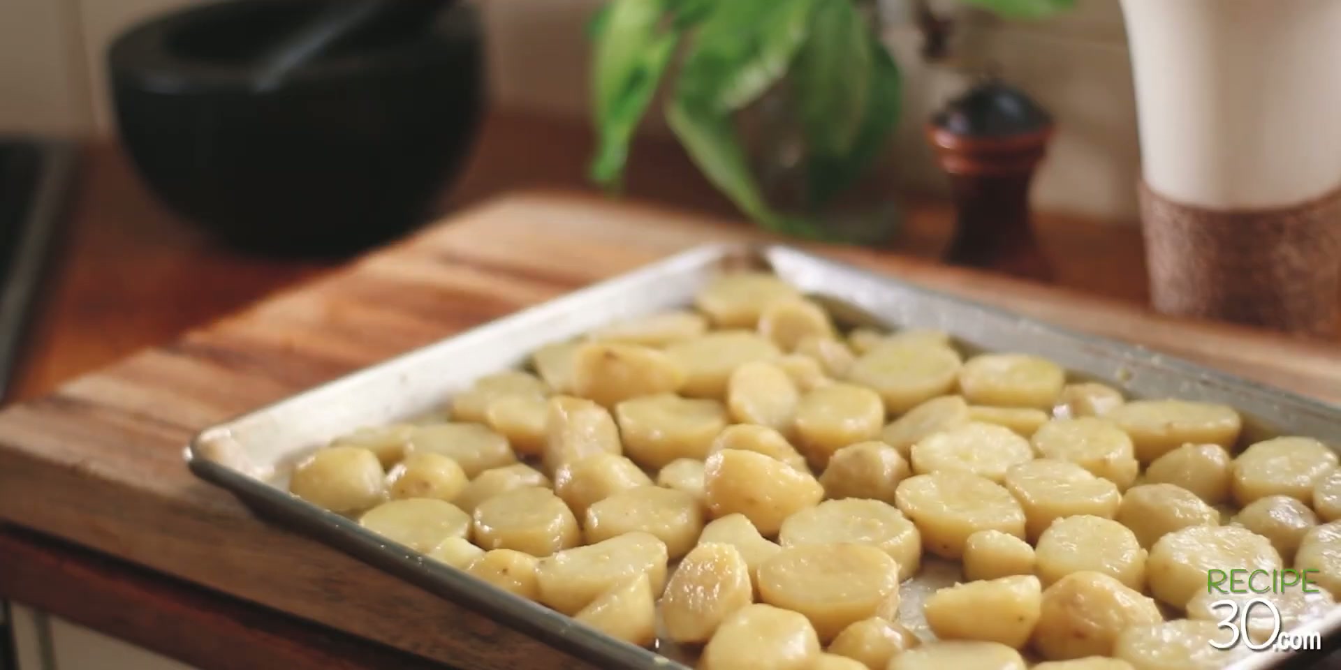 Best crispy roast potatoes with pancetta, garlic and herbs