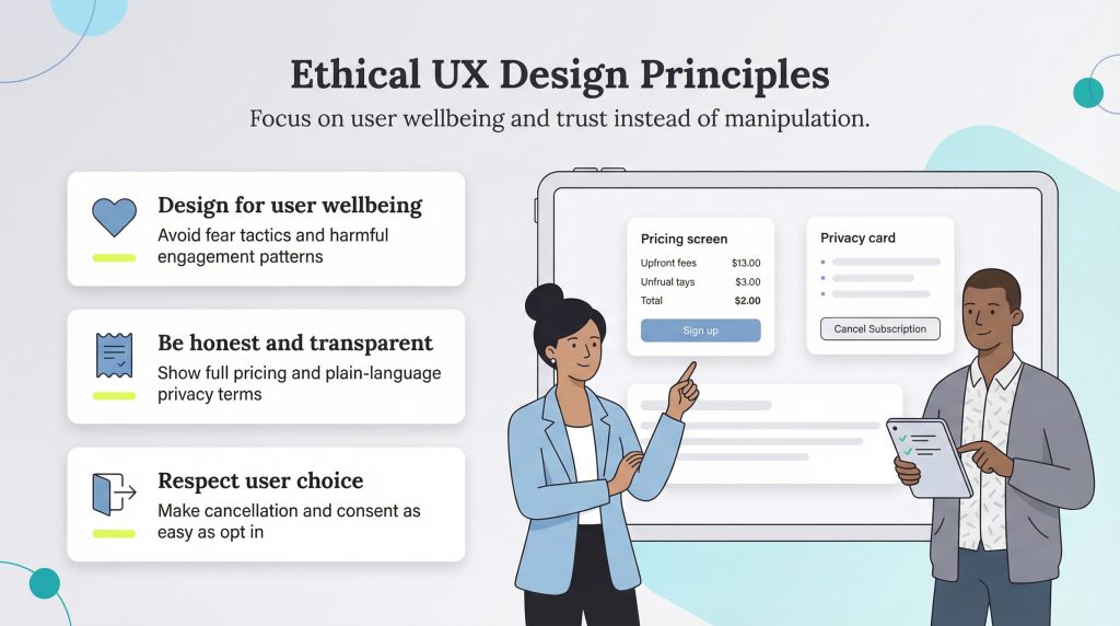 How to provide an honest and ethical user experience
