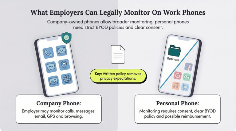 The legalities and benefits of employee cell phone monitoring