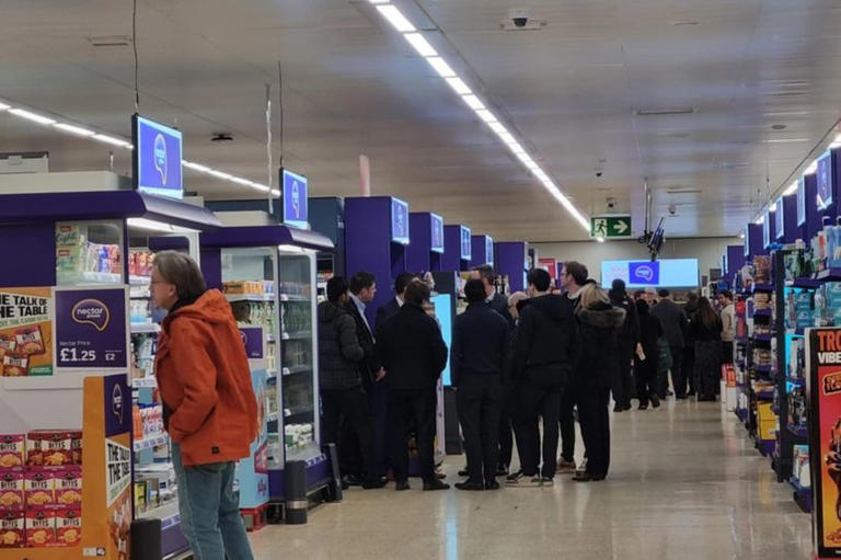Protesters gatecrash Sainsbury's chiefs Bristol store visit