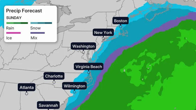 Tracking winter storm Gianna: Nor’easter bomb cyclone could bring ...