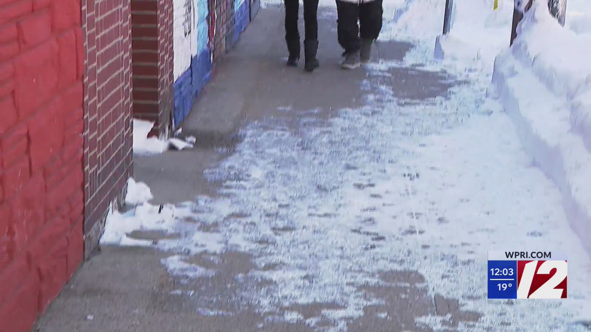 'You're skating down the sidewalk': Snow causing struggle for students ...