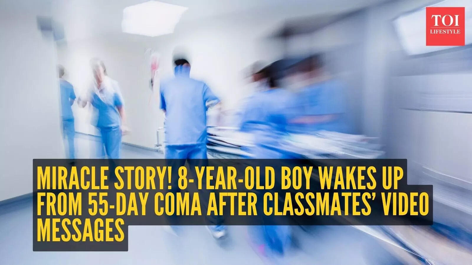 Miracle story! 8-year-old boy wakes up from 55-day coma after ...