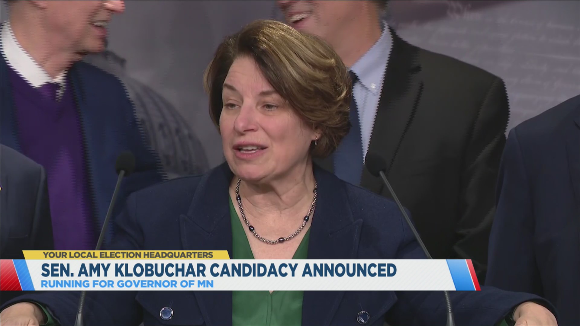 Sen. Amy Klobuchar announces run for governor of Minnesota