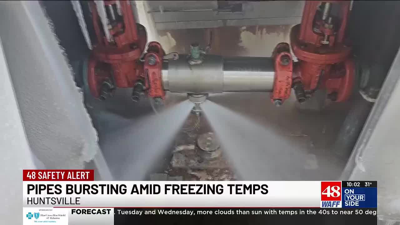 Increased risk of pipes bursting as sub-freezing temperatures continue ...