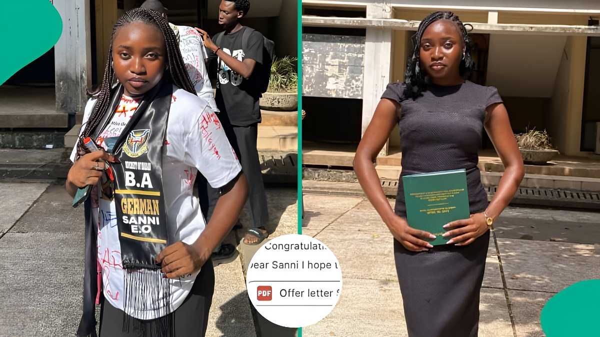 UI graduate who studied German gets positive news from German language ...