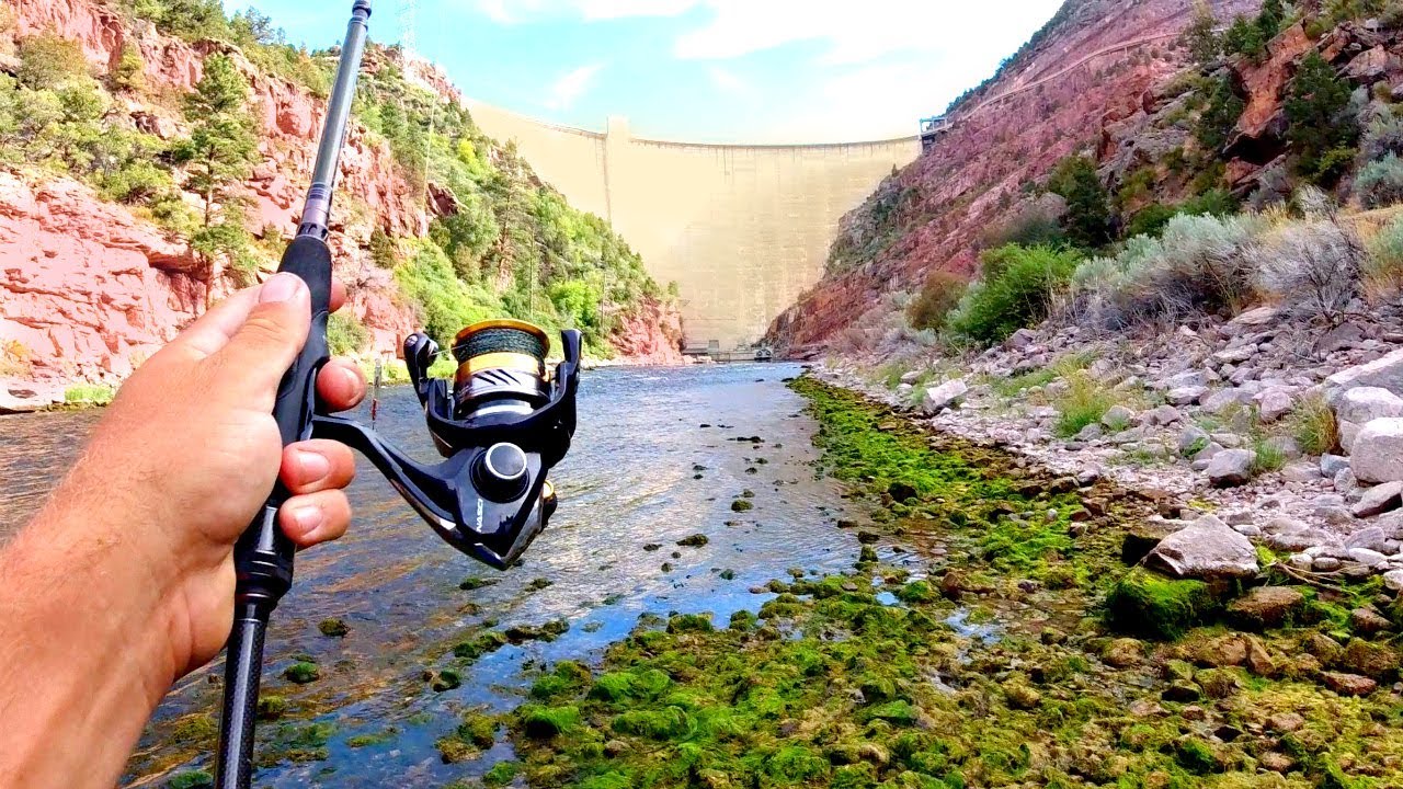 Crazy day of bass fishing below massive dam shocks anglers