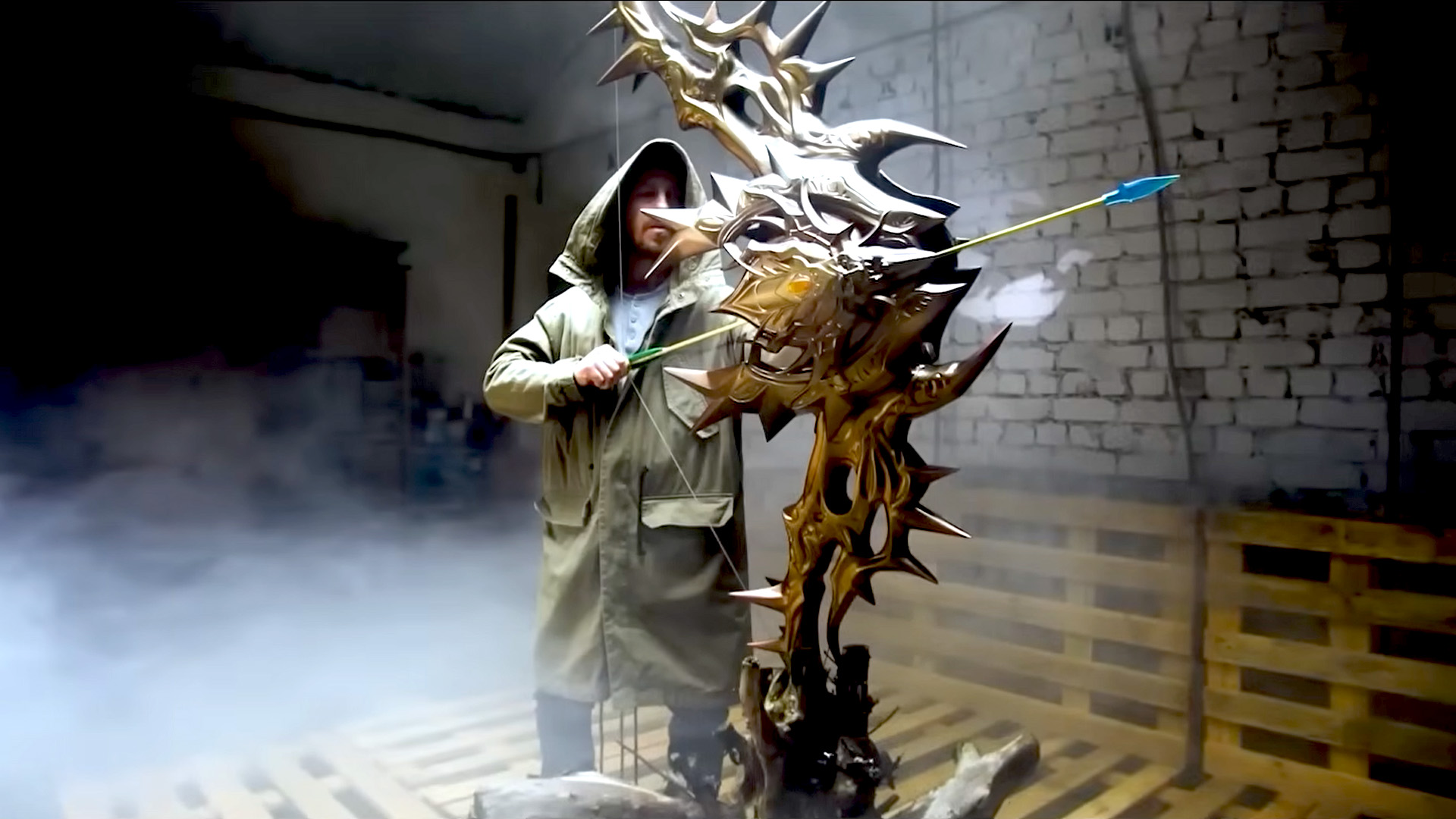 Handcrafting a futuristic parallel universe style bow