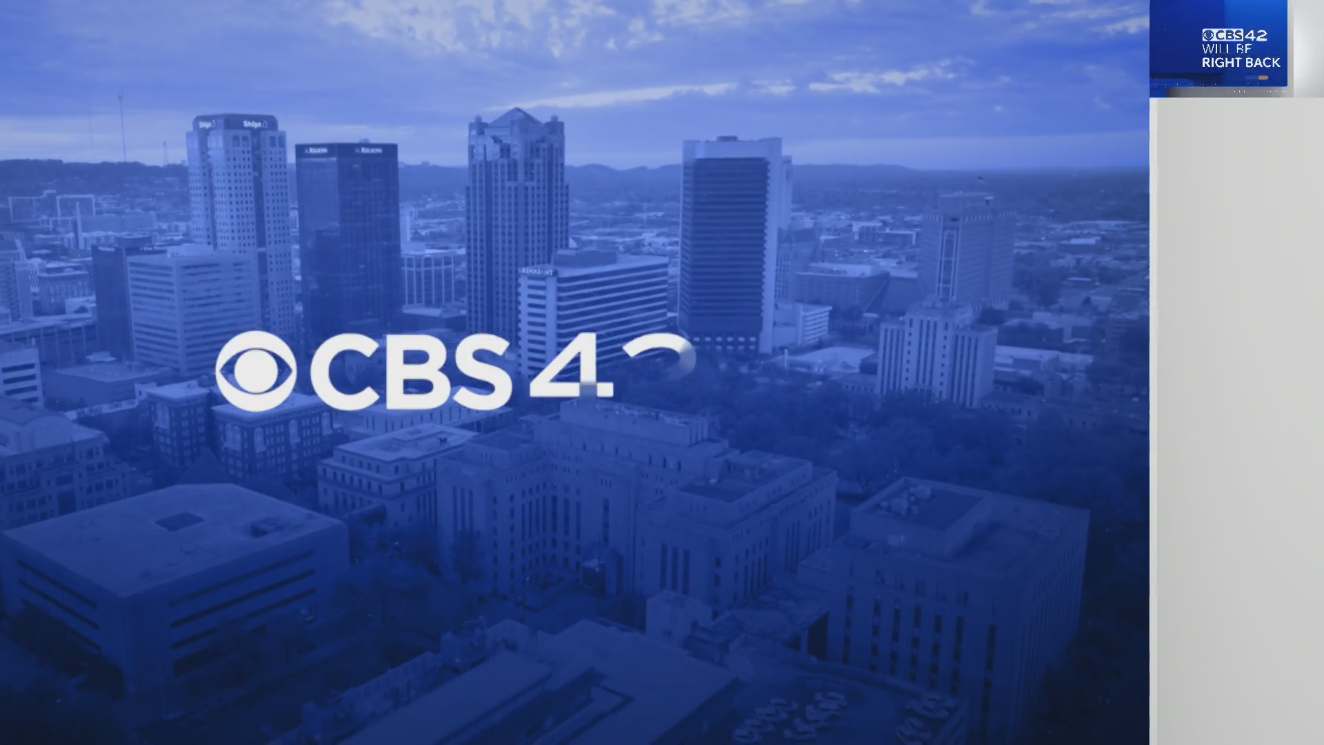 CBS 42+ weather 1/29